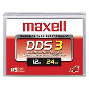 Maxell DDS3 12GB 24GB 4 mm Digital Data Cartridge