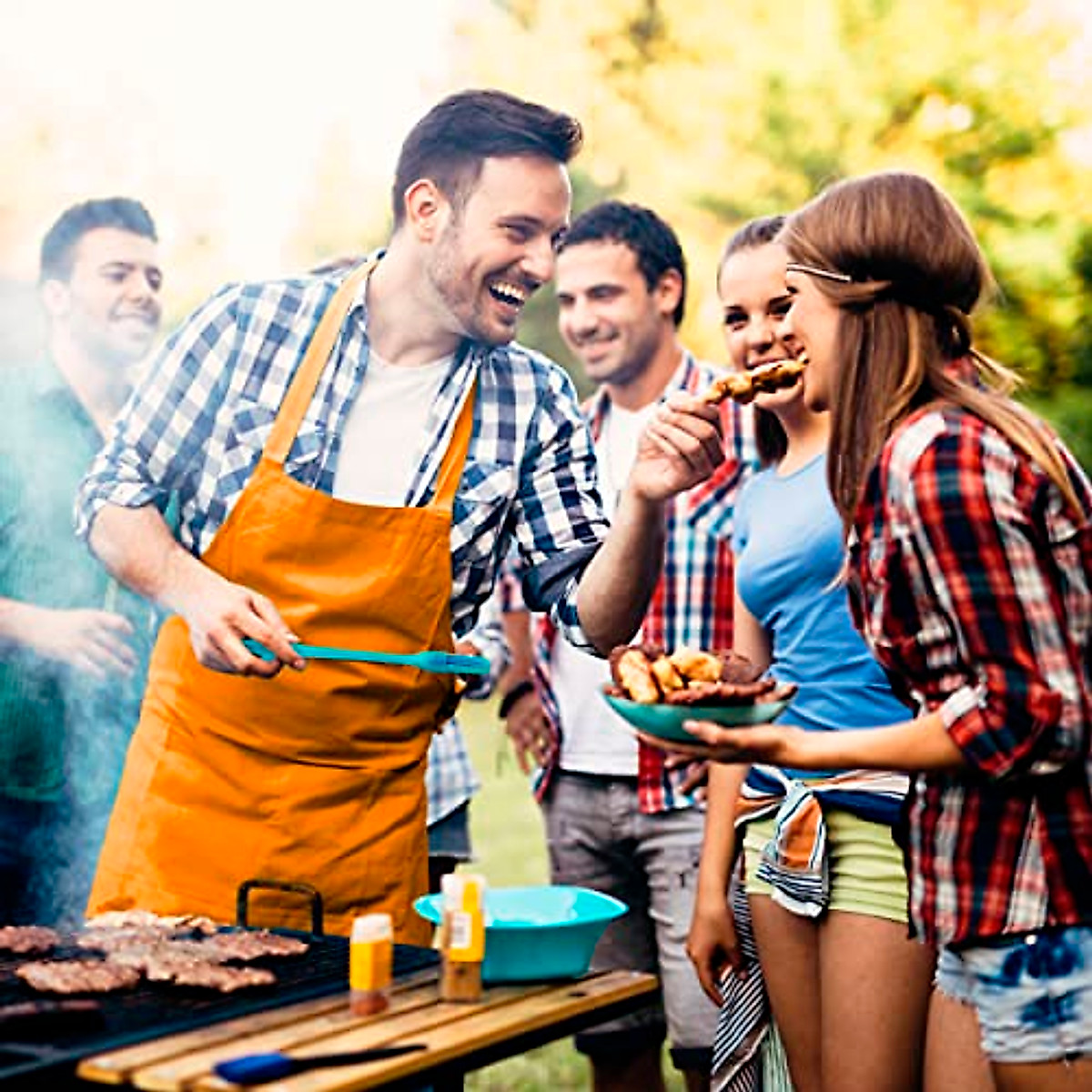 ORYVID Silicone Pastry Brush for Baking -Basting Brush for Cooking Grill BBQ -Spread Egg Wash, Melted Butter, Oil, Sauce, Marinade -Heat Resistant, BPA Free, Dishwasher Safe -Set of 2, Blue & Green