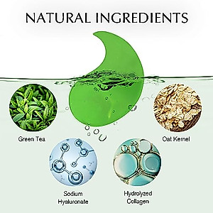 Enaskin Naturals Under Eye Patches - Green Tea Under Eye Masks for Dark Circles And Puffiness, Collagen Eye Gel Pads Moisturizing & Reducing Wrinkles, Beauty & Personal Eye Skin Care Products (30 Pairs) (Green)