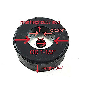 Masmoc Air Compressor Rubber Feet Foot Mount Vibration Pads Set of 4