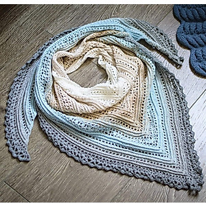 Yarn Art Flowers Yarn 55% Cotton 45% Acrylic 250gr 1094yds Multicolor Cotton Yarn Rainbow Crochet Yarn Spring Summer 2 Sport Yarn (268)