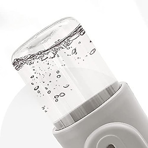 Pet Standing Water Dispenser 680ml, Automatic Detachable Pet Drinking Feeder Cat Dog Standing Bowl Automatic Feeding Water Height Adjustable Drinking Bottle Feeder for Small Cats Dogs