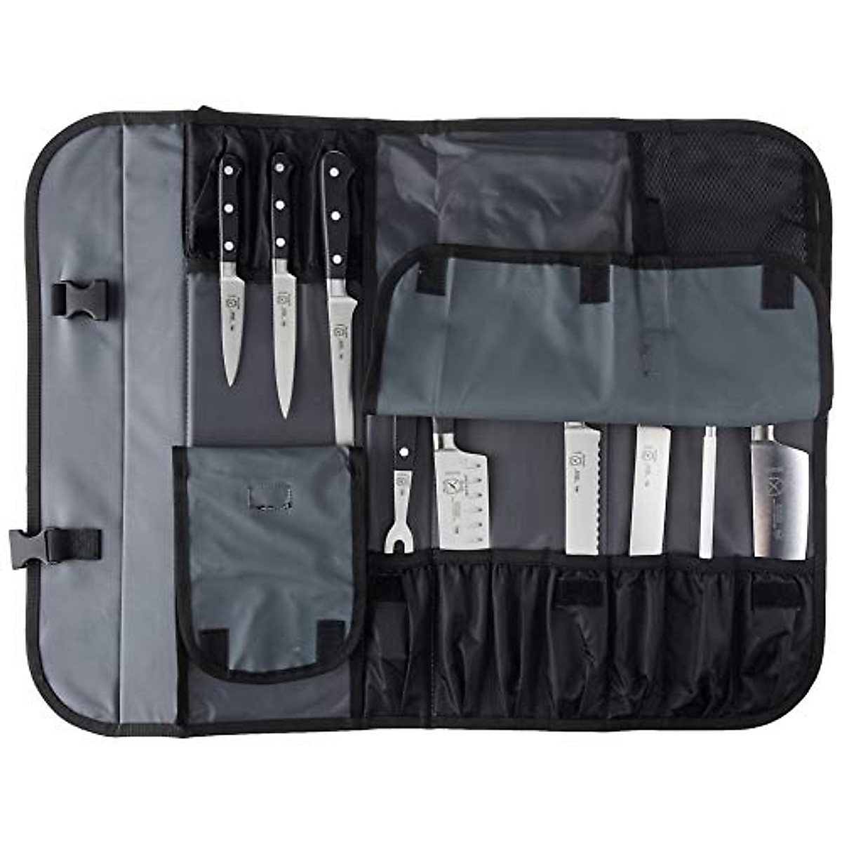 Mercer Culinary 10-Piece Forged Renaissance Knife Set,Black