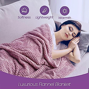 ANLEMIN Birthday Gifts for Women, Relaxation Gift Basket with Luxurious Flannel Blanket, Get Well Soon Gifts, Christmas Gifts for Women, Mom, Wife, Girlfriend, Friends