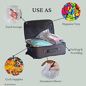 4 Mil - 2 Gallon - 13 x 15 Inch - Extra Heavy Duty Zippered Recloseable Plastic Freezer Bags (Pack of 100) with Date Labels