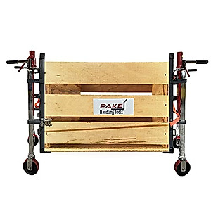 Hydraulic Furniture Mover Equipment Mover Crate Mover (Set of 2),Heavy Duty Moving Dolly, 3960 lbs Capacity, Pake Handling Tools (Regular Handle)