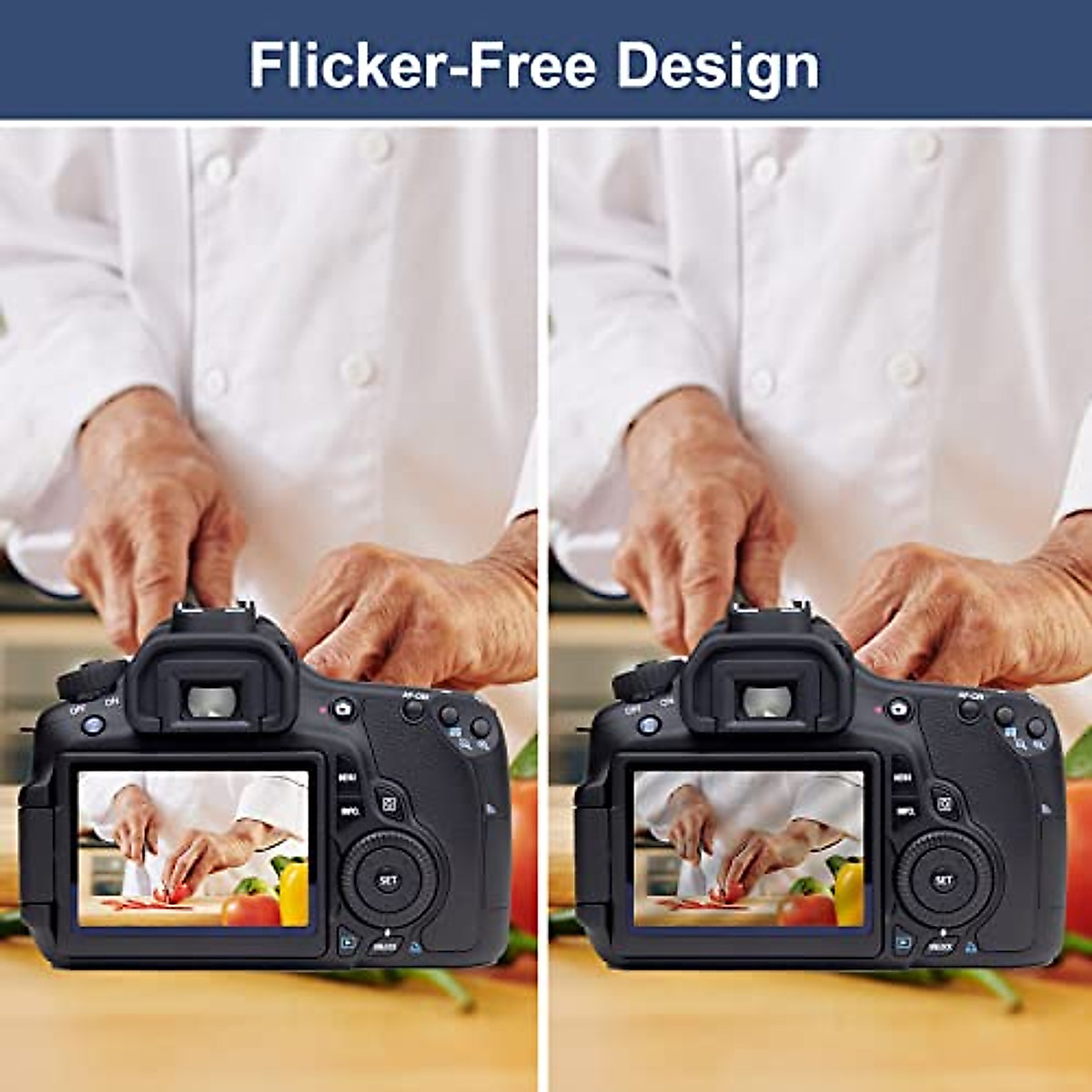 IFKDNR 2 Pack 105W LED Light Bulb 5500K Flicher-Free Daylight White Softbox Bulb 10000 Hours Lifetime E27 Base for Photography Studio Lighting