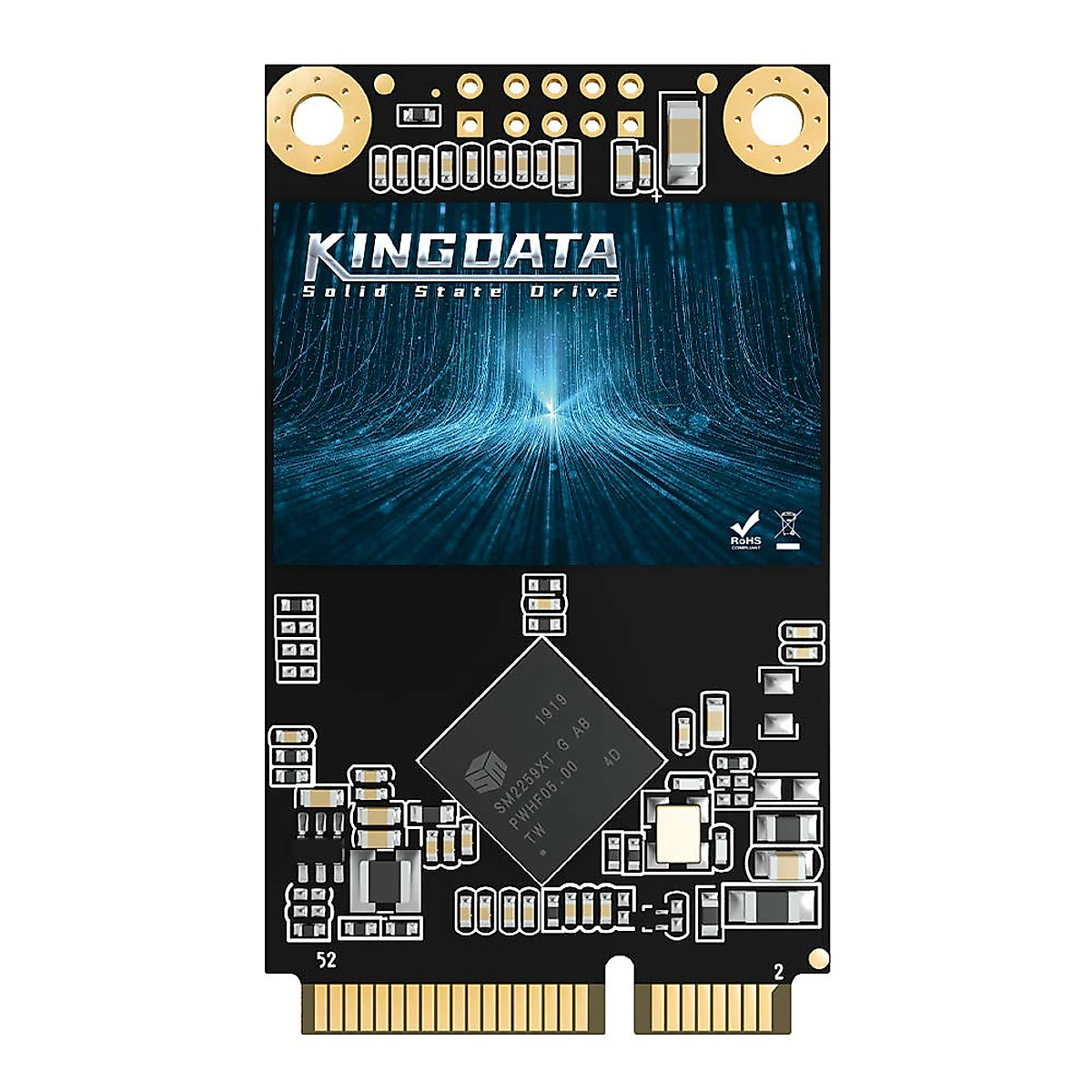 Kingdata Msata 256GB SSD Sata3 SataⅢ Internal Solid State Drive Mini Sata SSD Disk Including 16GB 32GB 64GB 128GB 256GB 512GB 1TB 2TB (256GB, Msata)