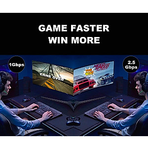 OKN 2.5GBase-T PCIe Network Adapter RJ45 LAN Controller up to 2500 Mbps PCI Express Gigabit Ethernet Card with Standard and Low-Profile Brackets Support Windows and Windows Server