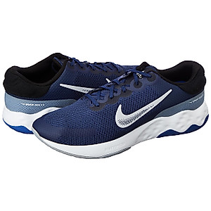 Nike Mens Renew Ride 3 Running Shoe, Midnight Navy/Wolf Grey-Black, 11 UK (12 US)