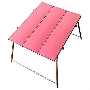 SUNESA Portable Picnic Table Outdoor Mini Aluminum Folding Table Folding Picnic Camping Table Portable Ultra Light Outdoor Dining Table Foldable Camping Table