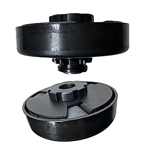 QYMOTO Go Kart Mini Bike Clutch 3/4" Bore 12 Tooth 35 Chain Predator 212cc Centrifugal Clutch Fit for 6.5 HP Engine GX160 GC190 GX200 Predator 212 Clutch with 2 Screws