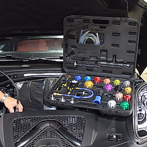 Mastercool 43301-A - 27 Piece Master Radiator Pressure Test Kit, 1 Pack