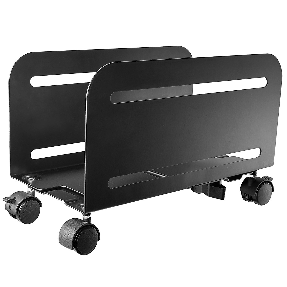 HumanCentric PC Stand – Computer Tower and CPU Stand Cart | Adjustable and Mobile PC Holder with Wheels