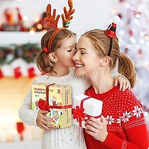 BOZE SUPOD Toddler Puzzles,Wooden Puzzles for Todder 1 2 3 Years Old Boys Girls Eco Friendly Wooden Toys Educational Preschool Gift for Kids(6 Pack)