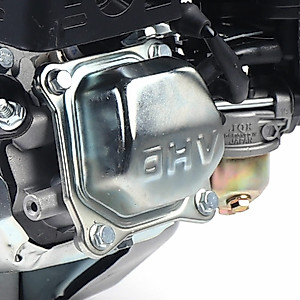 CNCEST 7.5 HP 212CC Gas Engine with Electric Start 4-Stroke Horizontal Shaft Motor for Go Karts Mini Bikes Small Equipment 5/16"-24 Drilled Tapped Shaft Heavy Duty Performance Easy Installation