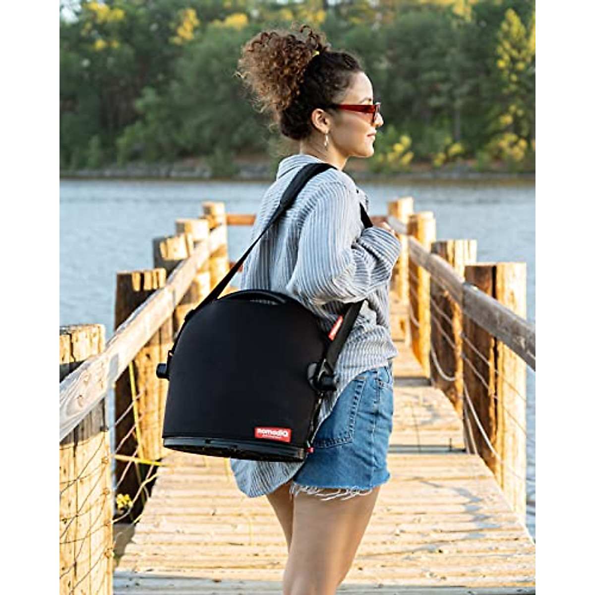 nomadiQ Portable Gas Grill + Protective Sleeve