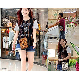 Babrukda She's Sunshine Sunflower Print Mini Messenger Bag, Small Crossbody Shoulder Bag, Cellphone Pouch Coin Purse with Adjustable Strap Phone Satchel Gift for Women Men Girls Kids