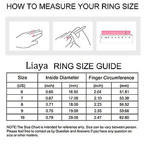 Liaya 14K Gold Plated 3Pcs Band-style Rings Set for Women & Teen Girls