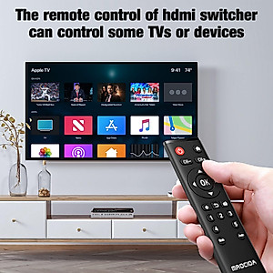 HDMI 2.1 Switch 8K 60Hz, 4K 120Hz 5 in 1 Out HDMI Switcher Splitter with iOS app, Ratio Adjusted, ARC, HDR10+,Dolby Vision, Dolby Atmos,VRR,ALLM for PS5 Xbox APPLE TV FIRE TV Nintendo Switch laptop PC