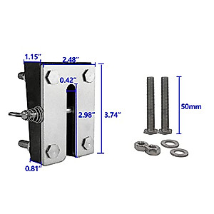 XinKunmarine 4 Step Boat Ladder,304 Stainless Steel Pontoon Boat Dive Ladder,Telescoping Ladder for Marine Boat,Fishing Boat,Yacht(4 Step)