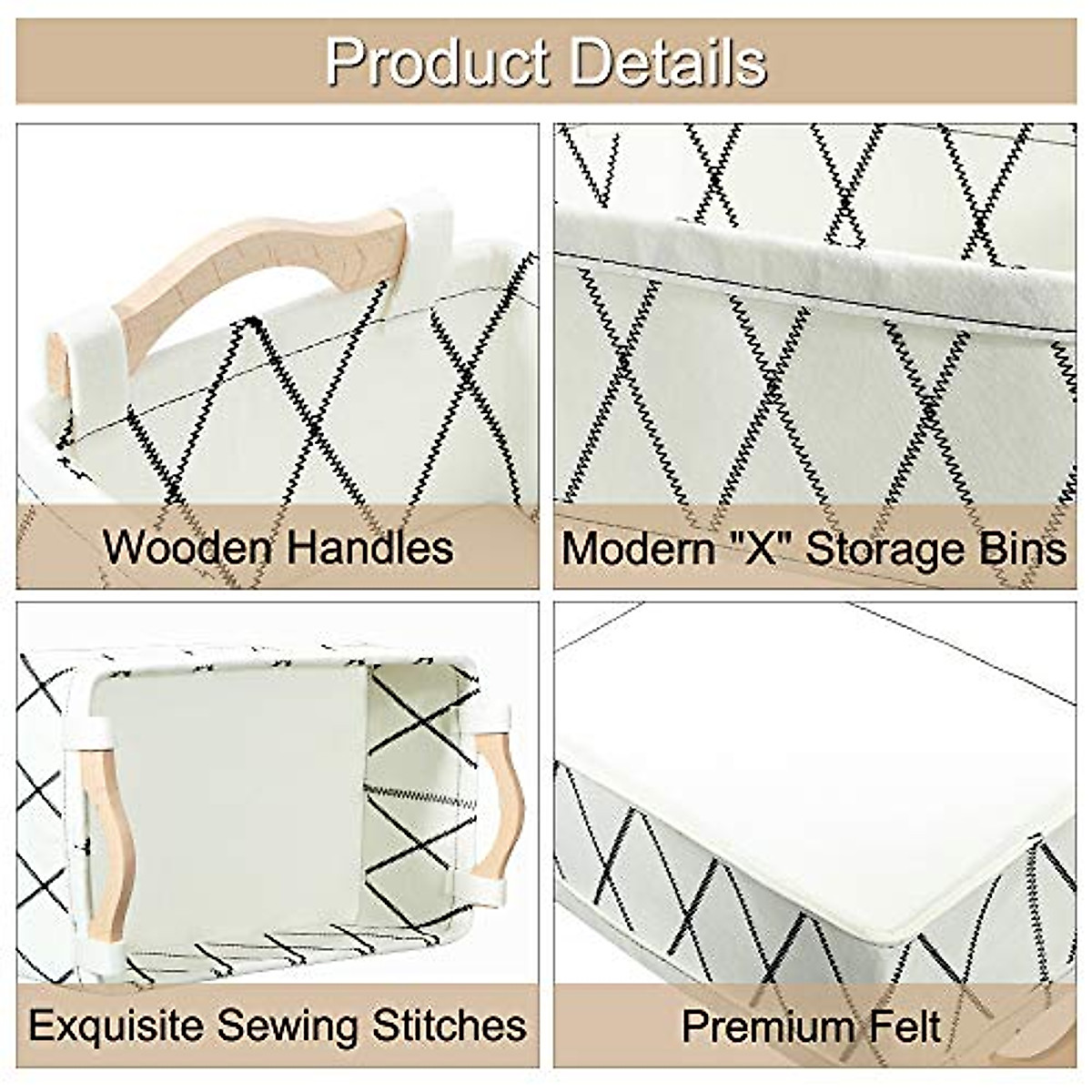 Oubra Dog Toy Bin Small Storage Baskets for Shelf Storage Organizer for Bathroom Bedroom Living Room Toilet Closet Cute Baskets Home Decor