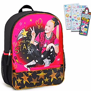 JoJo Siwa Backpack for Girls - 16" JoJo Siwa Backpack, Stickers, More | JoJo Siwa Backpack Set