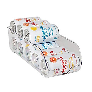 Dial Industries Refrigerator Soda Beverage Can Dispenser, Clear