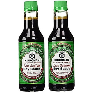 Japanese Less Sodium Lite Soy Sauce, 10 Ounce (Pack of 2)