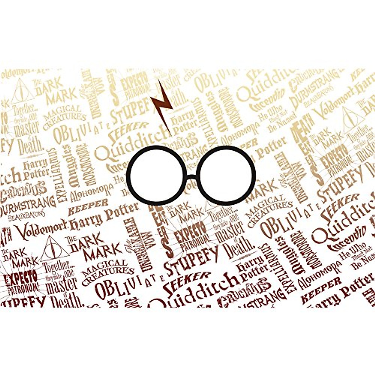 Tervis Made in USA Double Walled Harry Potter - Glasses and Scar Insulated Tumbler Cup Keeps Drinks Cold & Hot, 16oz, Classic