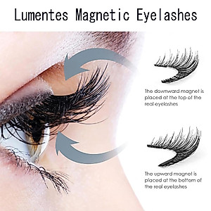 2024 New Self Adhesive Eyelashes,[3 Pairs] Self Adhesive Lashes,No Glue Lashes Press on Lashes,Reusable Self Adhesive Eyelashes,No Glue Eyelashes (3*Natural)