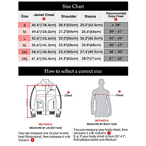 FLAVOR Men's Real Leather Bomber Jacket with Removable Fur Collar Aviator (X-Large, Dark Brown, x_l)