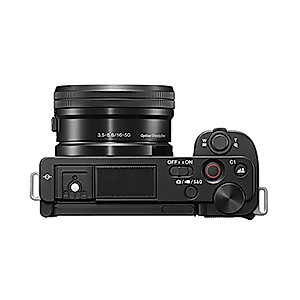 Sony Alpha ZV-E10 - APS-C Interchangeable Lens Mirrorless Vlog Camera Kit - Black