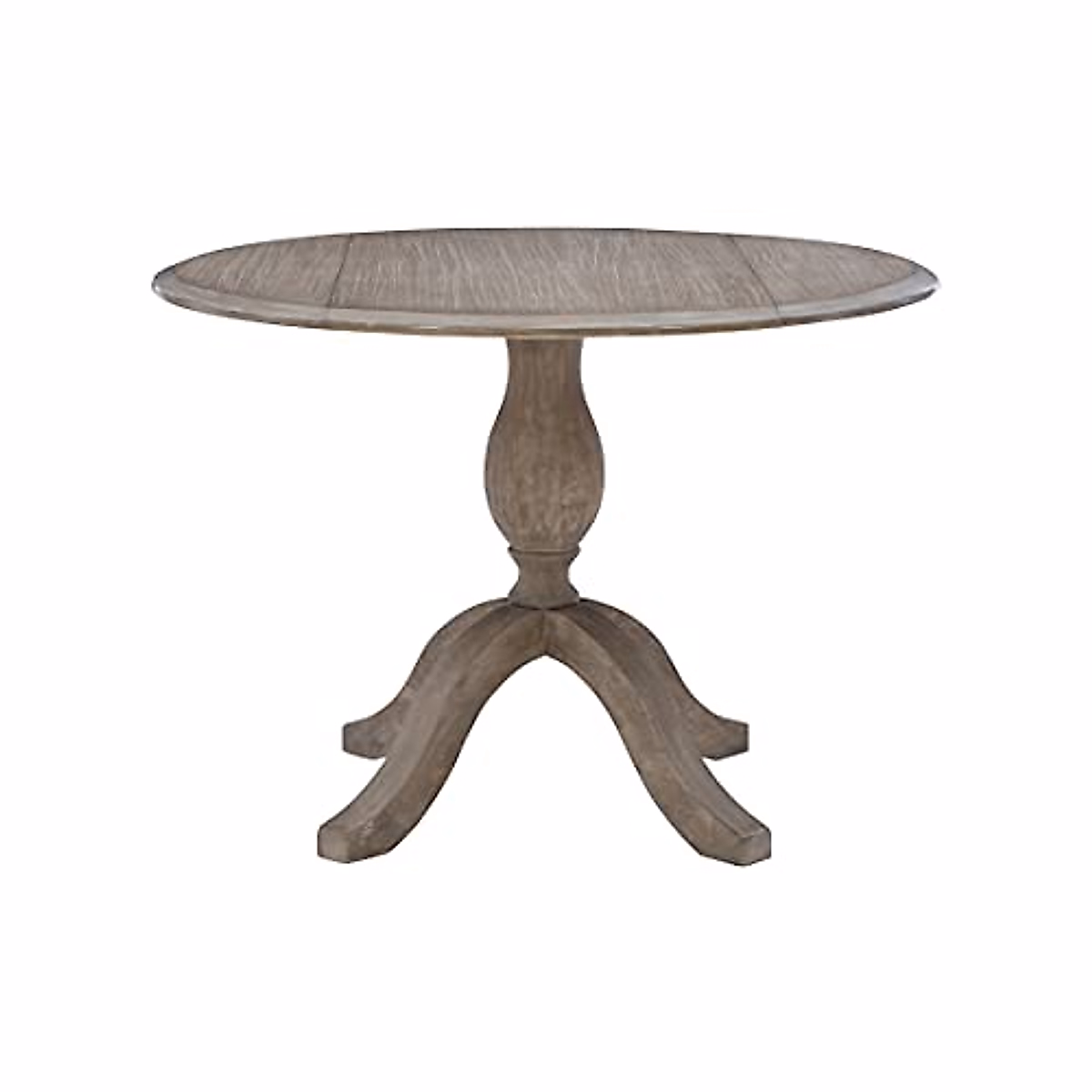 Linon Home Décor Mauro Antuque Rustic Brown Drop Leaf Dining Table