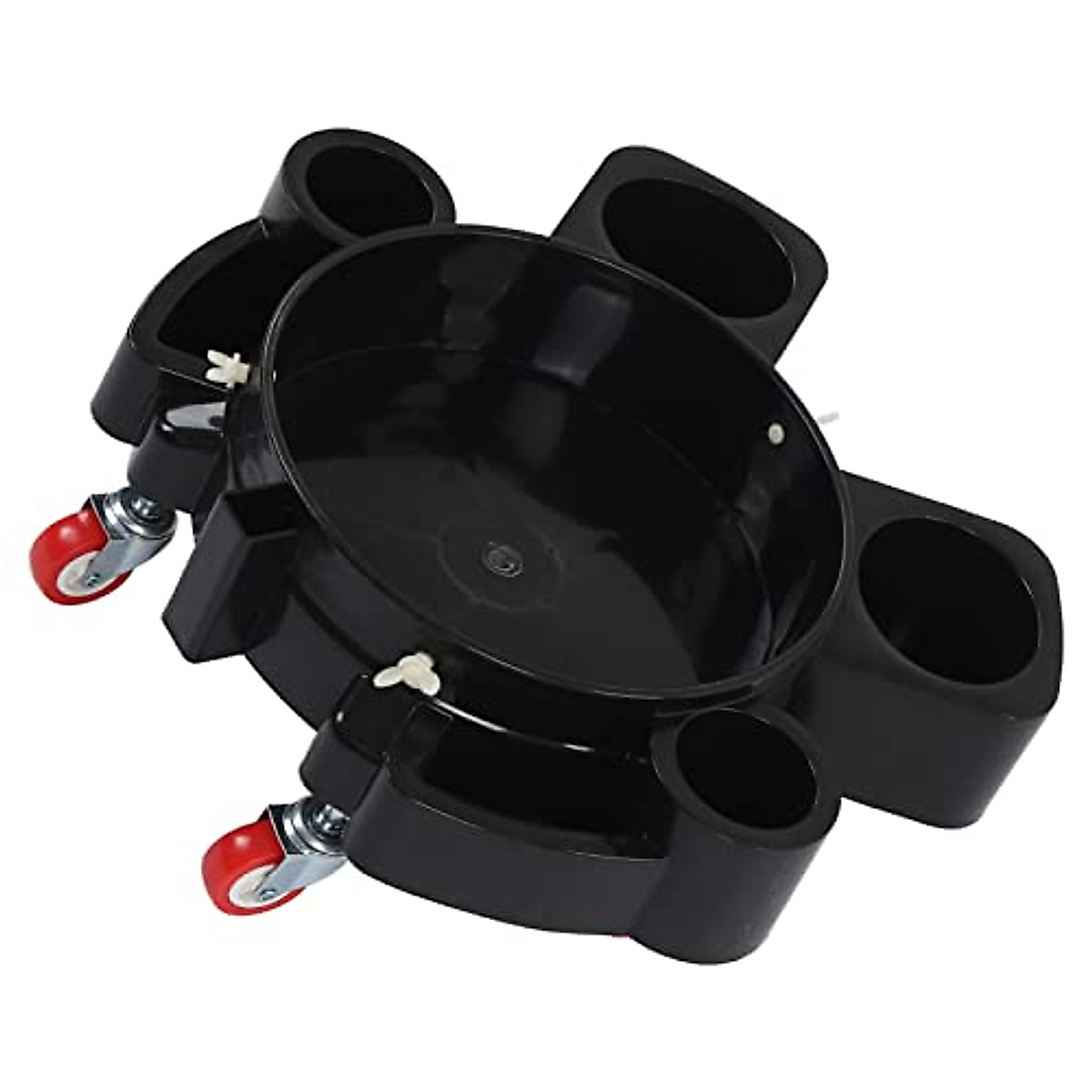 Feya Rolling Bucket Dolly Heavy Duty Multifunctional Rolling Dolly with 5 Swivel Casters Construction