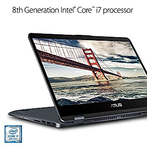 ASUS VivoBook Flip Thin and Light Laptop, 15.6” Full HD Touchscreen, Intel Core i7-8550U Processor, 8GB RAM, 1TB HDD, Windows 10, Stylus, Fingerprint, TP510UA-DH71T