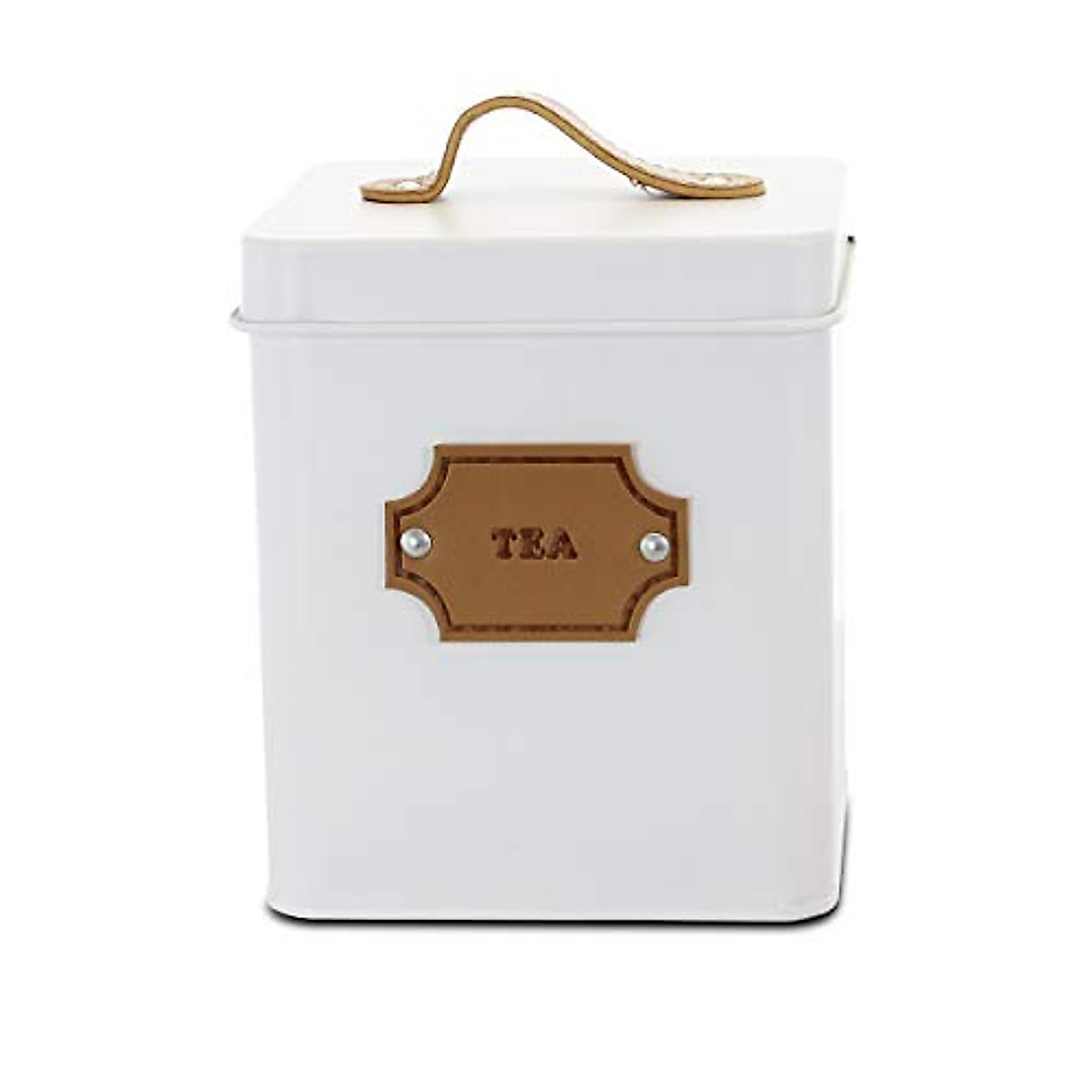 Megachef Storage and Organization Food and Coffee Canister Set Collection, 5 Piece, Matte White