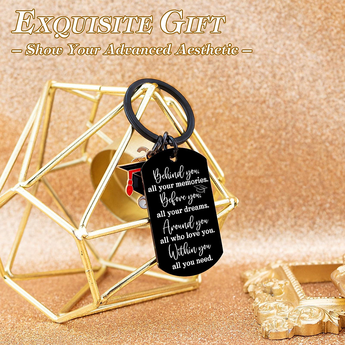 2024 Graduation Gifts for Boys Girls Him Her Class of 2024 Gift Keychain Bulk For College Seniors Guys Women Men Masters High School Student Presents for Nursing Law Female Male from Best Friend