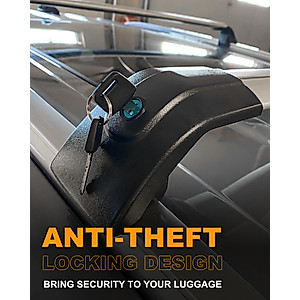 Snailfly Adjustable Cross Bars Roof Rack Luggage Carrier Fit for Ford Edge 2015-2024