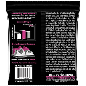 6 Sets of Ernie Ball 2723 Cobalt Super Slinky Elecric Guitar Strings