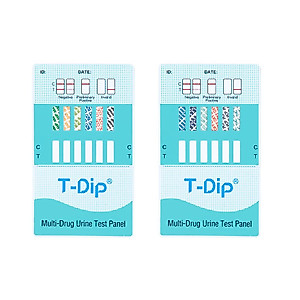 Prime Screen [5 Pack] 12 Panel Urine Drug Test Kit (AMP, BAR, BUP, Benzos BZO, COC, mAMP, MDMA, MOP, MTD, OXY, PCP, Marijuana THC) - WDOA-6125