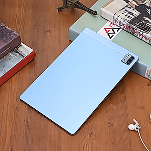 VINGVO Tablet PC Blue 100‑240V 3G Network 8 Core CPU for Android System 4GB RAM 64GB ROM Kids Tablet for Office (US Plug)