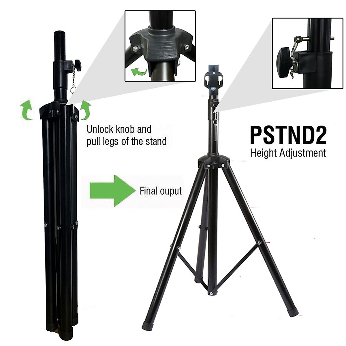 Missyou 3D Hologram Fan Stand with Multi-Function Base, Height 39.4 to 69 Inch, 150 Pounds Load-Bearing for A Variety of Hologram Fans