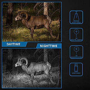 Barska Night Vision Nvx300 Infrared Illuminator Digital Binoculars, Black, Model:BQ13374