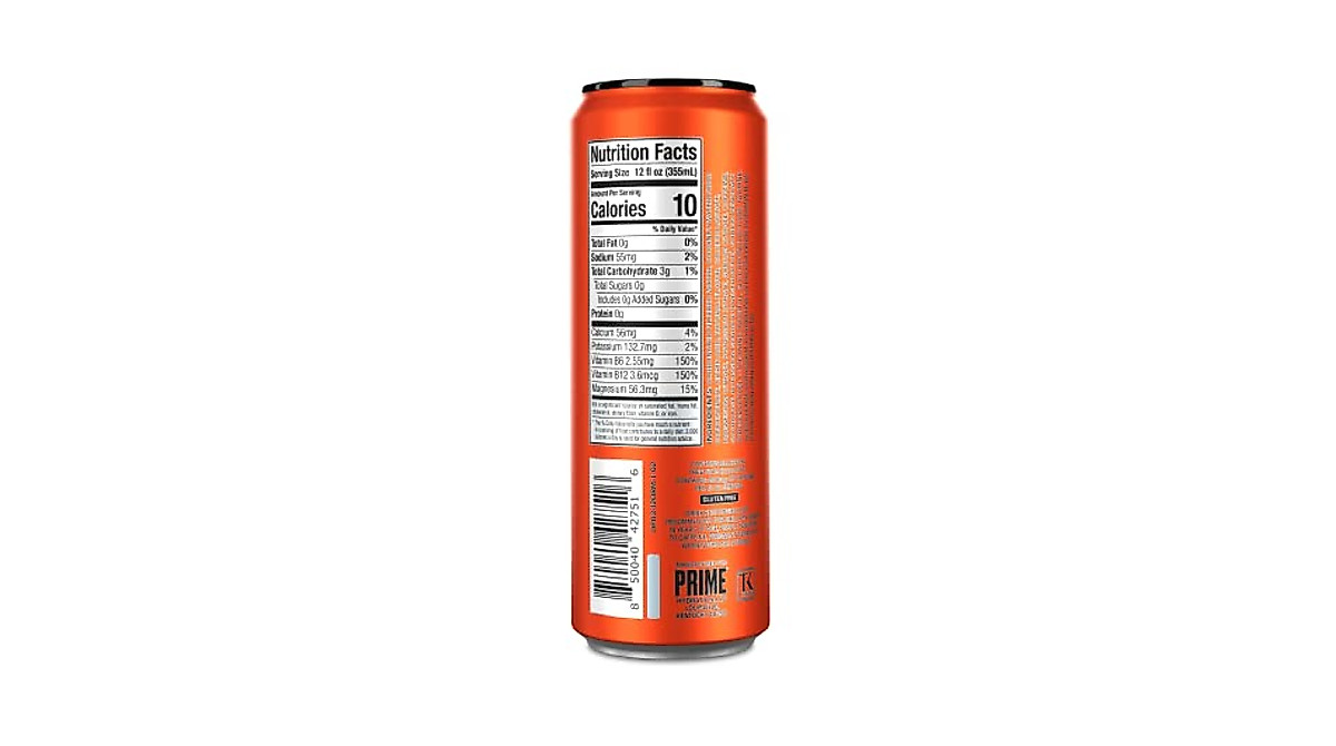 Prime Energy Orange Mango | Zero Sugar Energy Drink with 200mg Caffeine