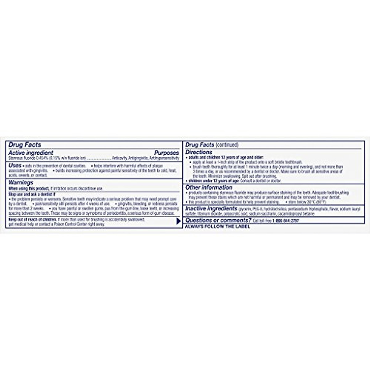 Sensodyne Complete Protection Toothpaste for Sensitive Teeth, 3.4 Ounce