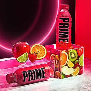 PRIME Hydration TROPICAL PUNCH | Sports Drinks | Electrolyte Enhanced for Ultimate Hydration | 250mg BCAAs | B Vitamins | Antioxidants | 2g Of Sugar | 16.9 Fluid Ounce | 12 Pack