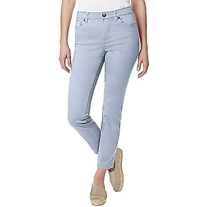 Buffalo David Bitton Ladies’ Ankle Length Skinny Pant (10, Light Blue)