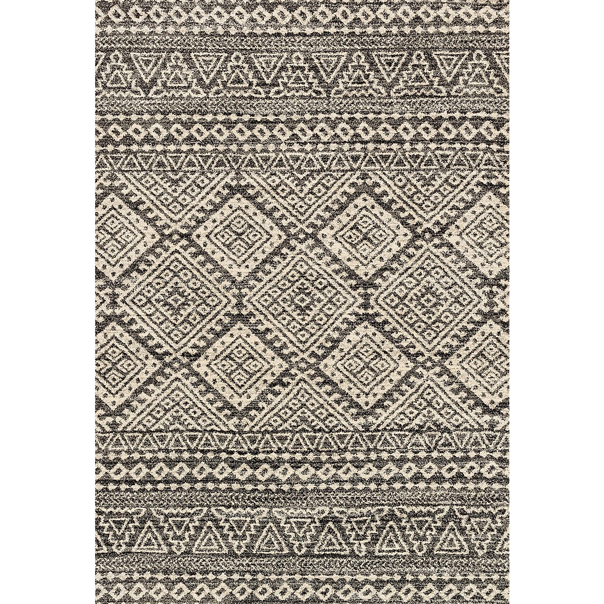 Loloi Emory Graphite/Ivory 7'-7" x 10'-6" Area Rug