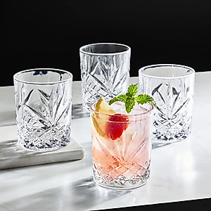 Godinger Whiskey Glasses, Old Fashioned Whiskey Glass, Drinking Glasses for Scotch, Cocktails, Water, Juice - Set of 8